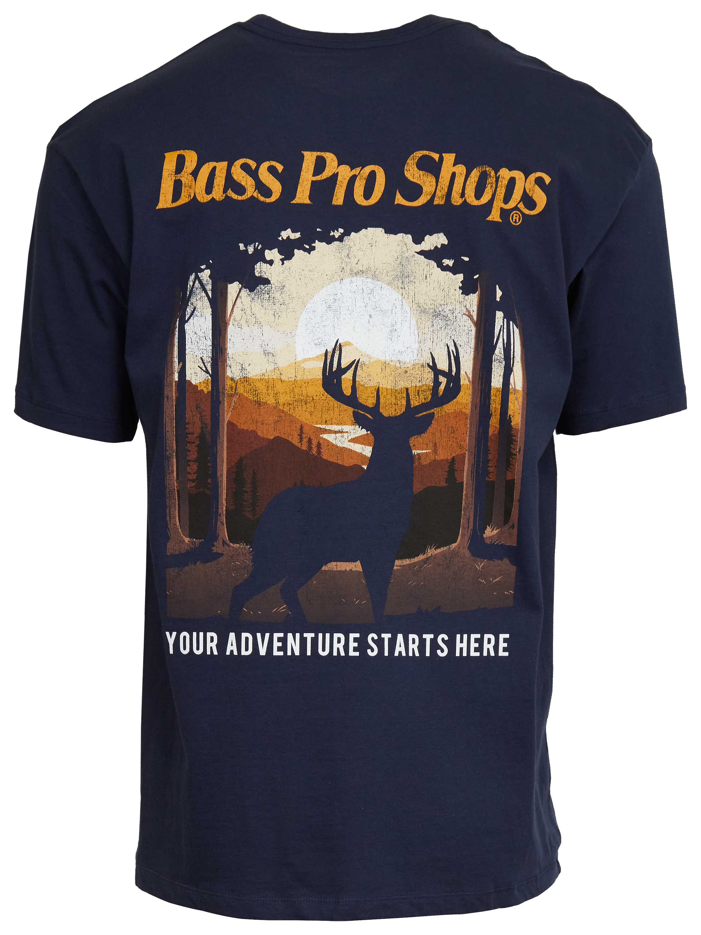 Bass Pro Shops Wildlife Buck Graphic Short-Sleeve T-Shirt for Men ...